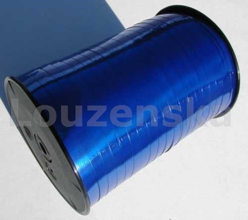 Stuha vázací 5mm/250m metal tm.modrá 57 NIXE | Louzenska